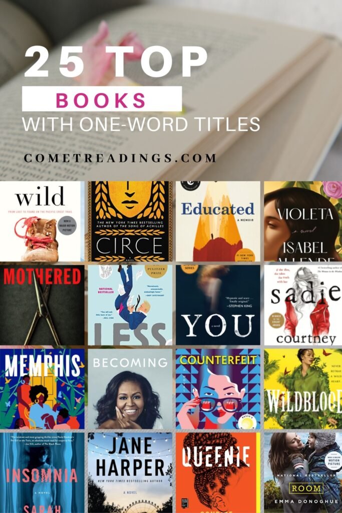 25 Incredible Books With One Word Titles Comet Readings 25 Incredible Books With One Word Titles Comet Readings