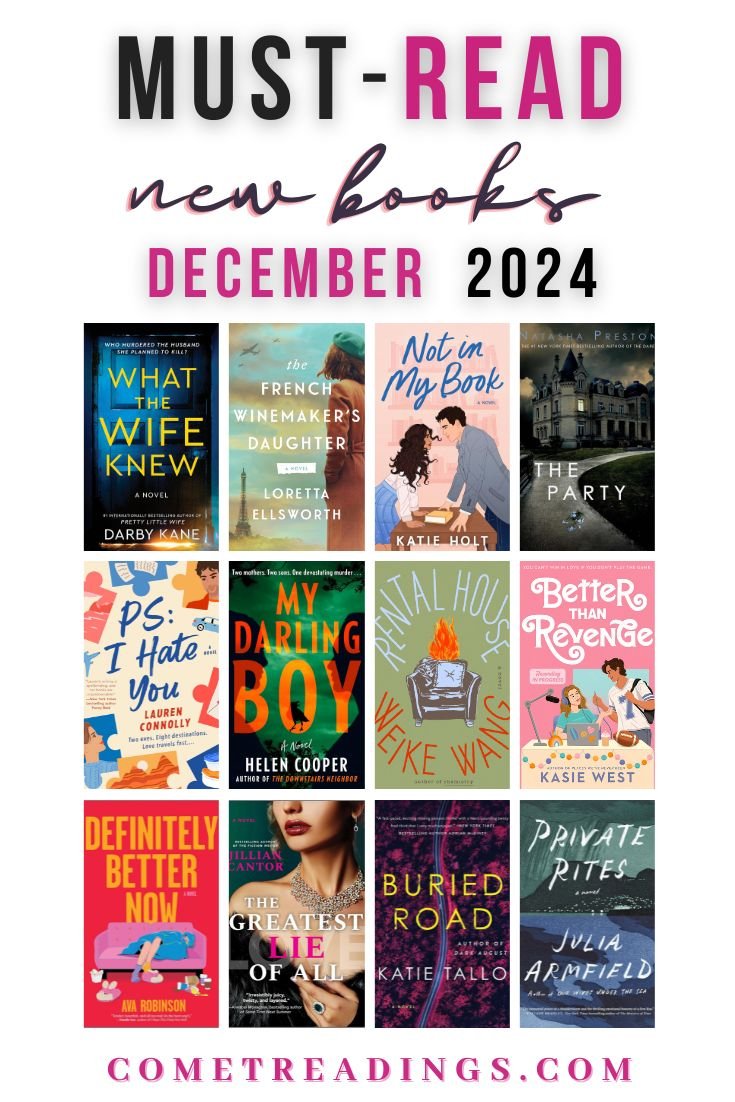 The Ultimate List Of December 2024 Book Releases – Comet Readings
