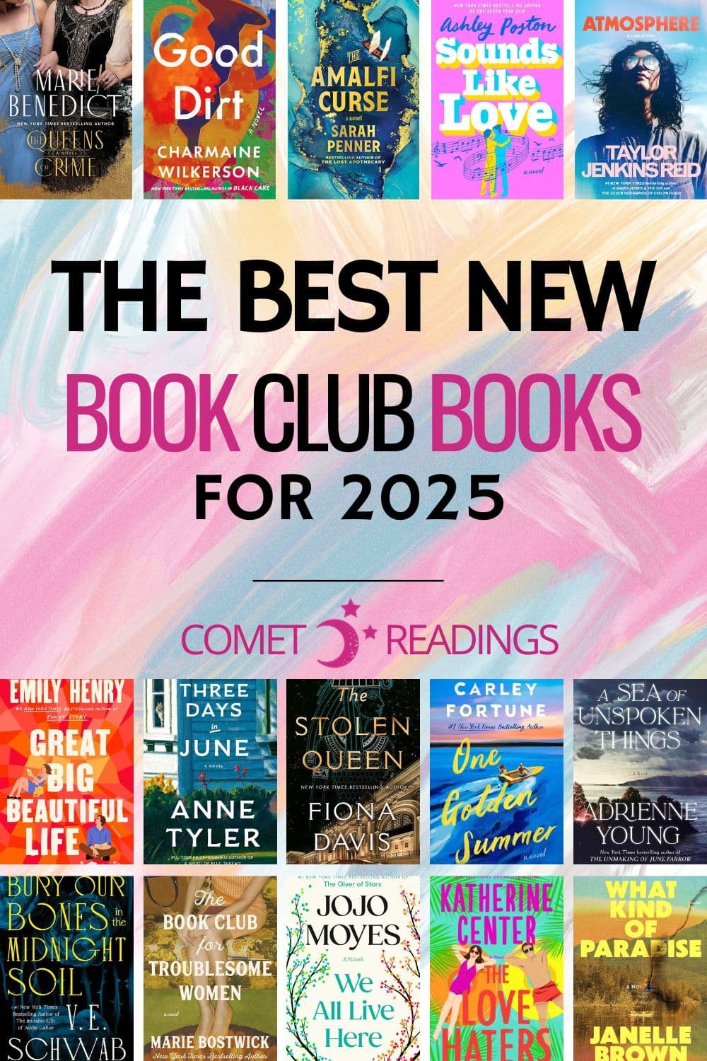 Must-Read Book Club Picks For 2025 – Comet Readings
