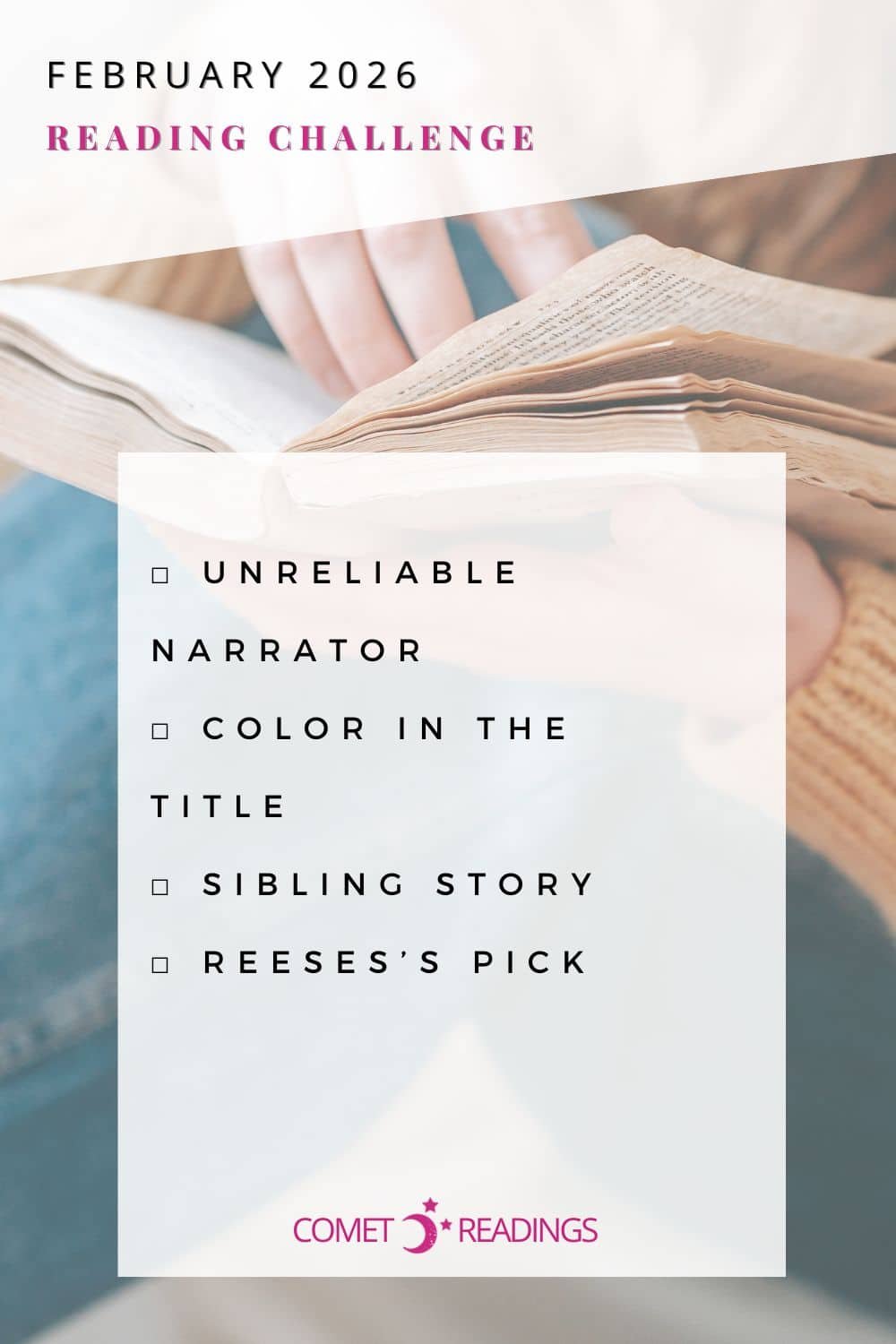 Comet Readings' 2026 Reading Challenge – Comet Readings