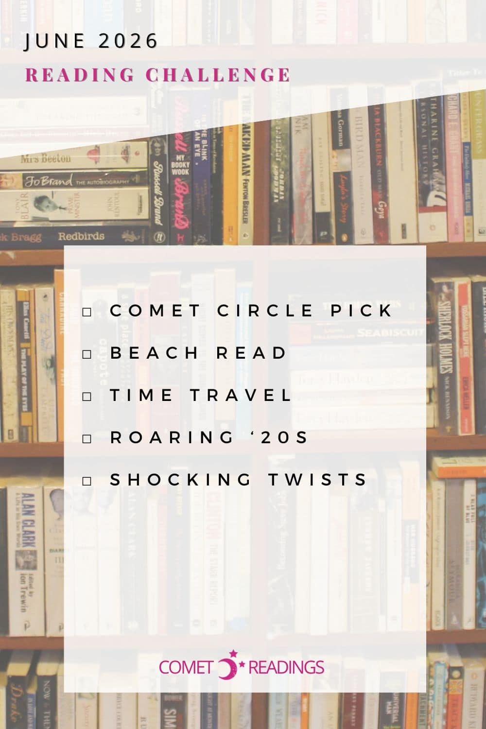 Comet Readings' 2026 Reading Challenge – Comet Readings