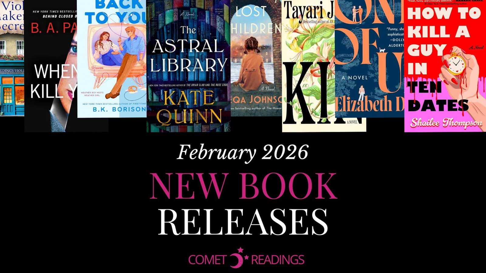 50+ Best Upcoming Book Releases Worth The Read In 2026 – Comet Readings