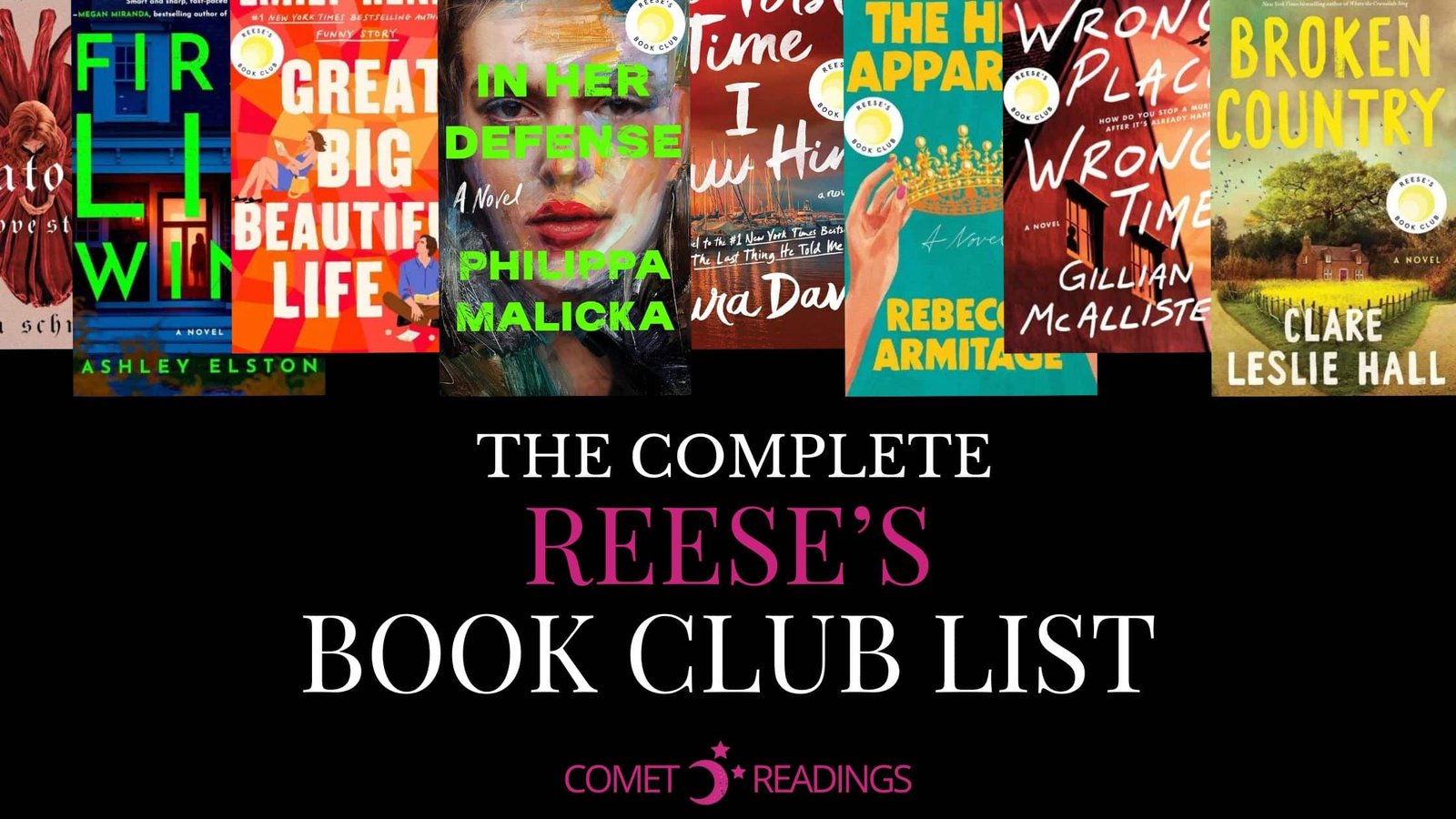 (Updated May '26)The Full Dua Lipa's Book Club List – Comet Readings